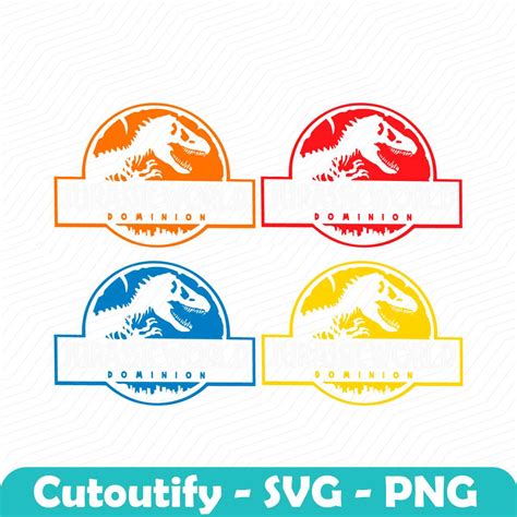 Jurassic World Dominion Logo Svg Bundle Inspire Uplift