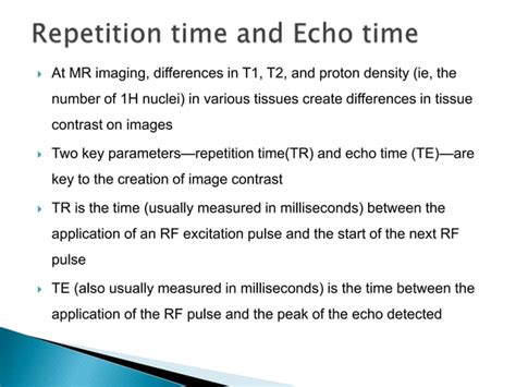 Basic Mri Sequences Pptx