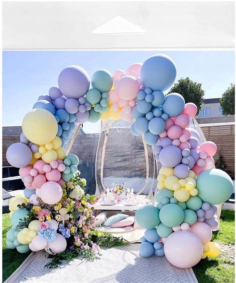 GIRLANDA BALONOWA BALONY JASNE PASTELOWE RÓŻOWE 13626857808 Allegro pl