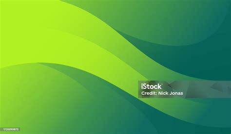 Gradient Green Background Abstracts Modern Stock Illustration