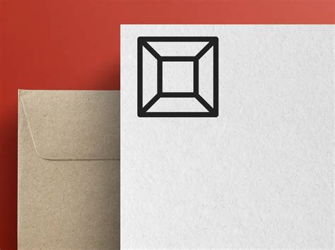 Black Geometric Nested Squares Logo Template Vector File Download Logowik