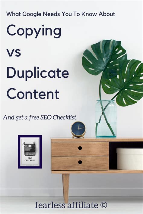 Copying Vs Duplicate Content