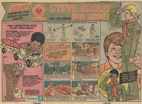 Steve Scout And His Friend Bob Scout Comic Ads