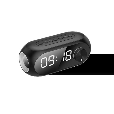 Led Screen Alarm Clock Bluetooth 50 Handfree Speakers Support Sd Card