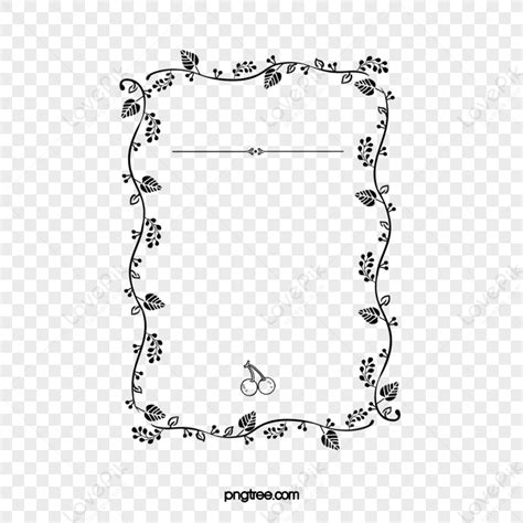 손으로 그린 선 귀여운 일러스트 최소한의 검은 테두리현대의장식적인 Png 일러스트 무료 다운로드 Lovepik