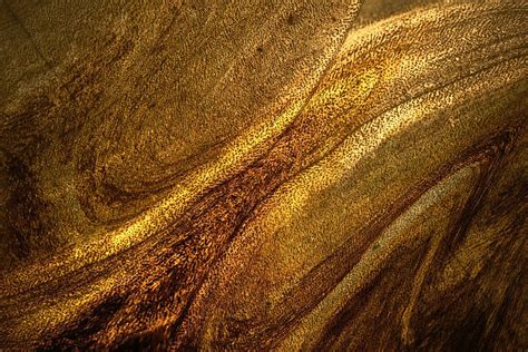 Dark Gold Paint Textured Background
