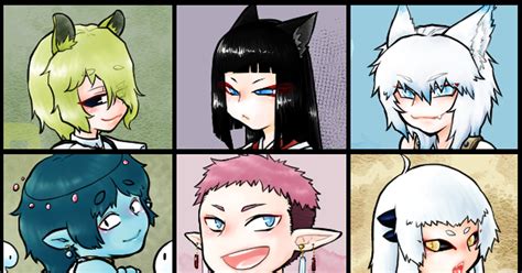 創作 【まおそい】デルタステッチ眷属隊個別絵【キャラ化】 紅屋ハカモのマンガ オリジナル 創作bl まおそい Pixiv