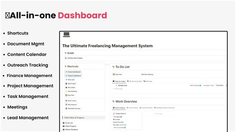 The Ultimate Freelancing Management System