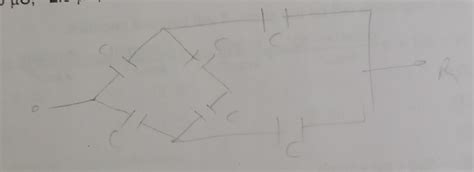 Determine The Equivalent Capacitance Of The Given Capacitor Circuit Where