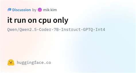 Qwenqwen25 Coder 7b Instruct Gptq Int4 · It Run On Cpu Only
