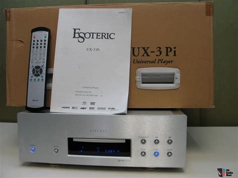 Esoteric Ux 3pi Disc Player Cd Sacd Dvd 1 Owner Original Double Box Packaging Manual