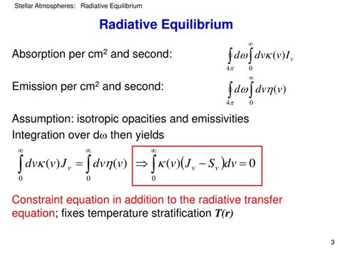 Ppt Radiative Equilibrium Powerpoint Presentation Free Download Id