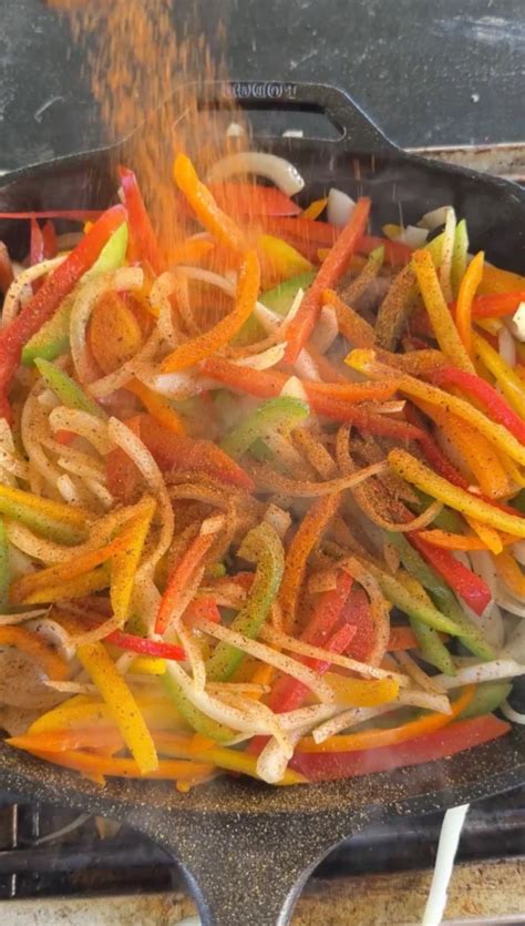 Picanha Steak Fajitas Cooking With Fire