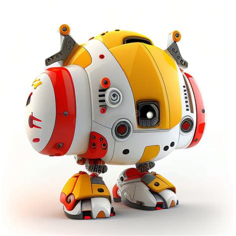 Adorable Mini Robot Stock Illustration Illustration Of Digital 273177954