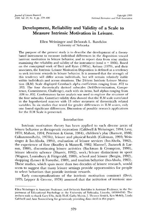 Pdf Development Reliability And Validity Of A Scale To €¦ · Self