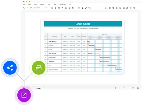 Free Online Gantt Chart Maker EdrawMax Online