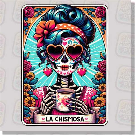 La Chismosa Tarot Card Dtf Transfer Etsy