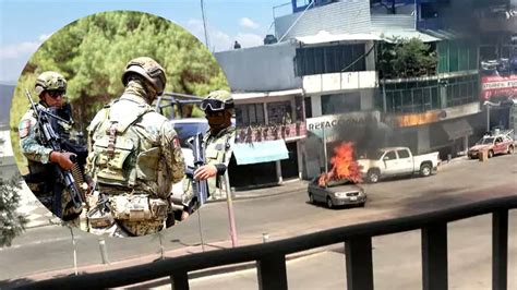 Operativo Militar En Michoacán Deriva En Bloqueos Carreteros Y Quema De