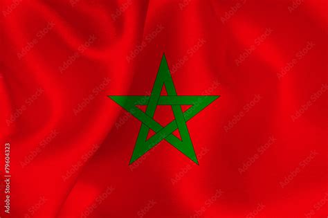 モロッコ 国旗 旗 Stock Vector Adobe Stock