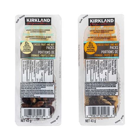 Kirkland Signature Cheese Fruit And Nut Snack Packs Variety Pack 15