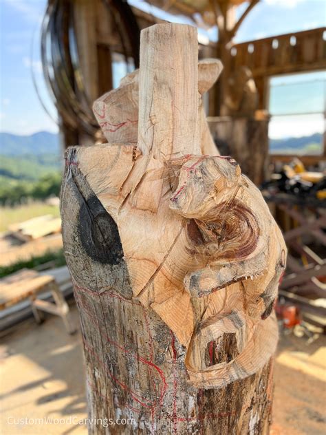Mama And Two Cubs Bear Carving Custom Sculpture And Sign Company