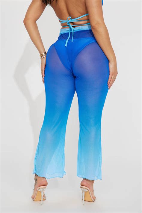 Sangria By The Pool 3 Piece Sunsuit Set Blue Fashion Nova