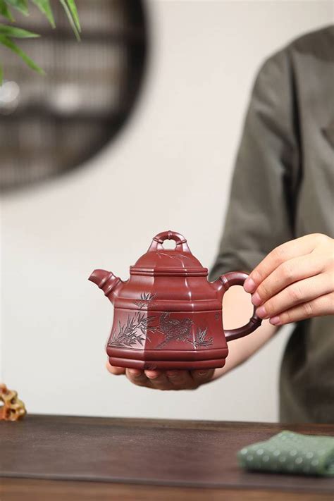 【八方竹鼓】沈遽华 江苏省工艺美术大师 原矿极品龙血砂 460cc 宜人出品