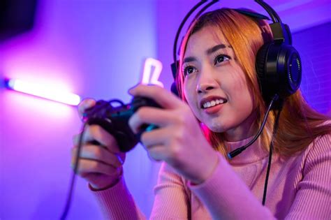 Premium Photo You Win Gamer Using Joystick Controller Plays Online