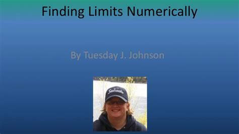 Finding Limits Numerically Youtube