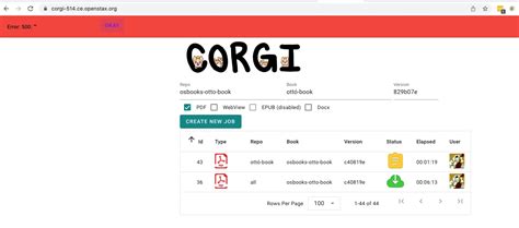 Corgi Update · Issue 507 · Openstaxcorgi · Github