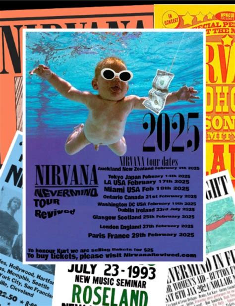 Nirvana Tour Poster I Designed In My English Class Rnirvana