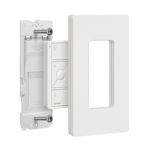 Lutron Pico Push Button Switch Receptacle White 1 Pk Total Qty 1
