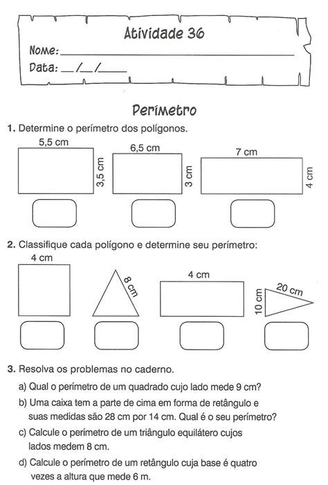 Atividade Geometria 5 Ano LIBRAIN
