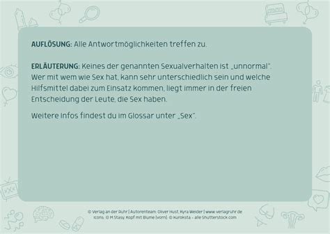 Das Sex Quiz Für Schule Und Jugendarbeit