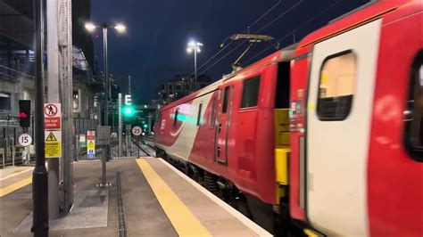 British Rail Lner Class 91 Intercity 225 Departs London Kings Cross