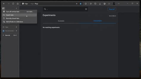 Microsoft Edge Canary Introduces New Search Tabs Feature