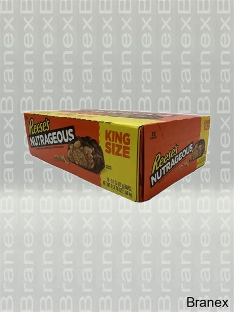 Reeses Nutrageous King Size 18 Pack 3 1 Oz Branex Wholesale Tampa