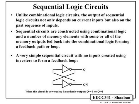 Sequential Logic Circuits