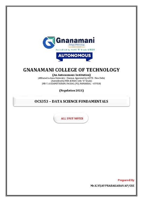OCS DATA Science Fundamentals Laboratory Ex No Download Install And Explore The