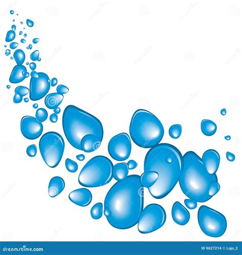 Abstract Background With Shiny Bubbles Stock Vector Illustration Of Blue Background 9627214