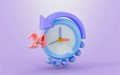 시간에 대한 스물 네 회전 화살표 3d 렌더링 개념이있는 시계 기호 시간에 대한 스톡 사진 및 기타 이미지 시간 아이콘
