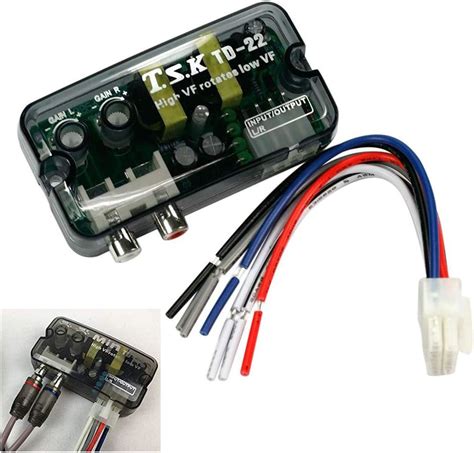 Car Stereo High To Low Line Speaker Level Converter Cable Converter
