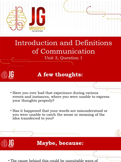 Introduction And Definitions Of Communication Pdf Communication