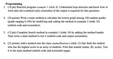 Solved Programming 3 10 Pts Runtest Program Example 1