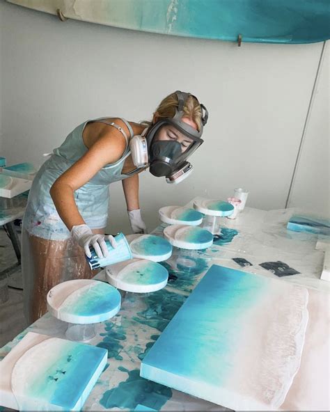 Swirling Resin Art Uses Real Objects To Mimic The Untouched Beauty Of