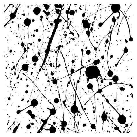 Premium Vector Gothic Monochrome Ink Droplet Vector Design For