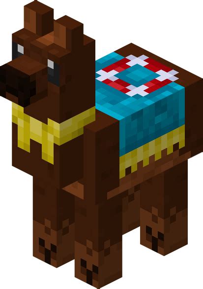 File Minecraft Mario Mash Up Llama Brown Trader Render Png Super