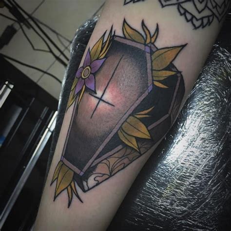 Gothic Coffin Tattoo