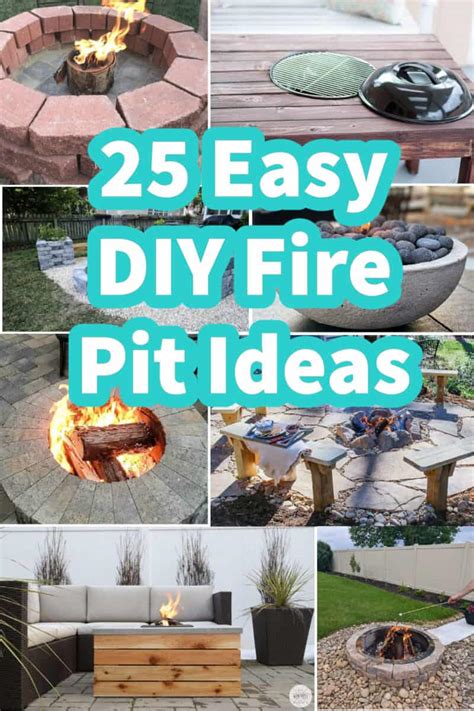 Build A Fire Pit With River Rock Building Fire Pit Area With String