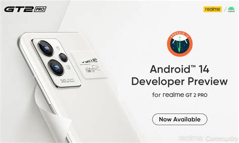 Realme Gt 2 Pro Just Got Its First Android 14 Beta